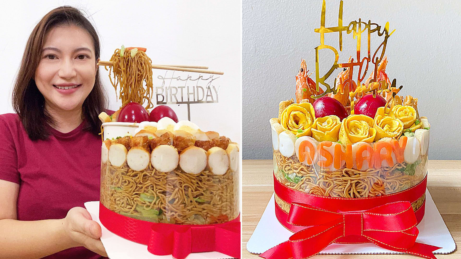 Indonesian-Style Mee Goreng Cake From $36 For Birthdays With A Savoury ...
