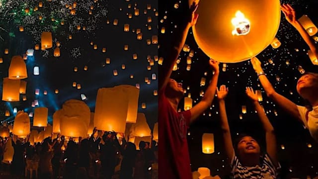 巴淡岛首届天灯节10月来袭，免费入场还能看烟花，包船票、酒店$178起！ - vibes by 8world