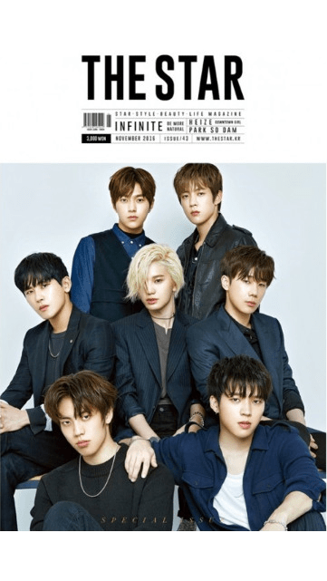Infinite Featured on Cover of ′The Star′ - 8days