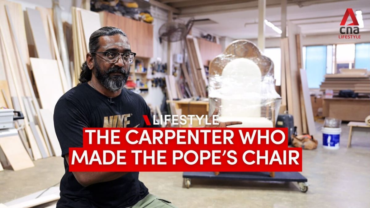 The Singapore carpenter who built chairs for the Pope's visit - CNA ...