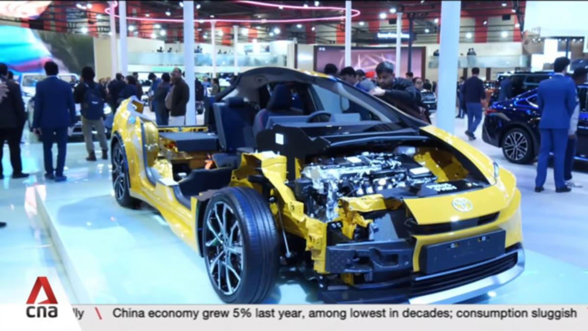 Electric vehicles take spotlight at India's largest motor show - CNA