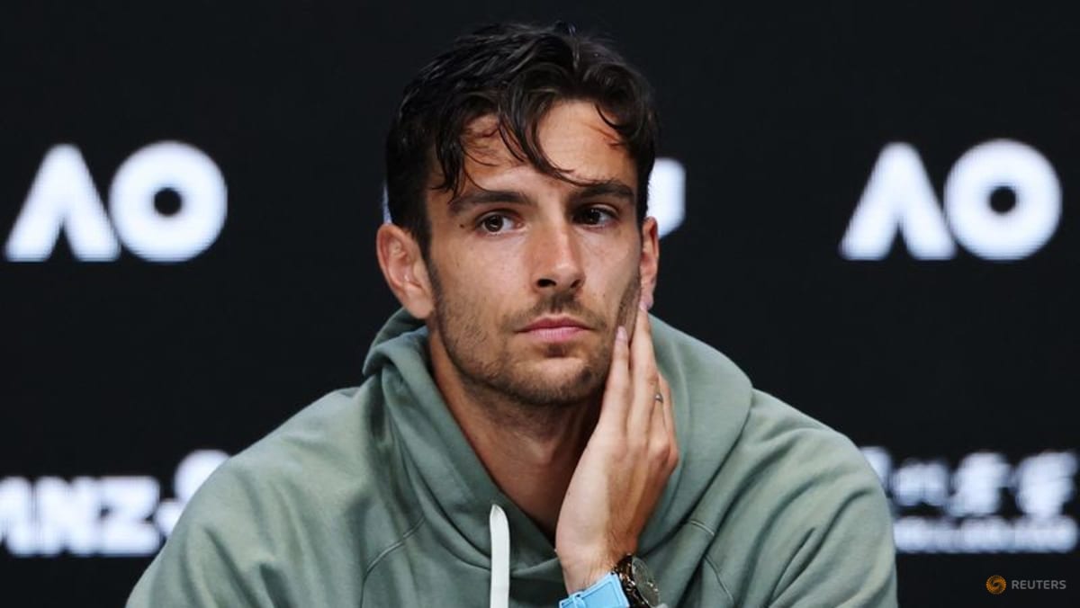 Heartbroken Musetti lost for words after injury ends Australian Open ...