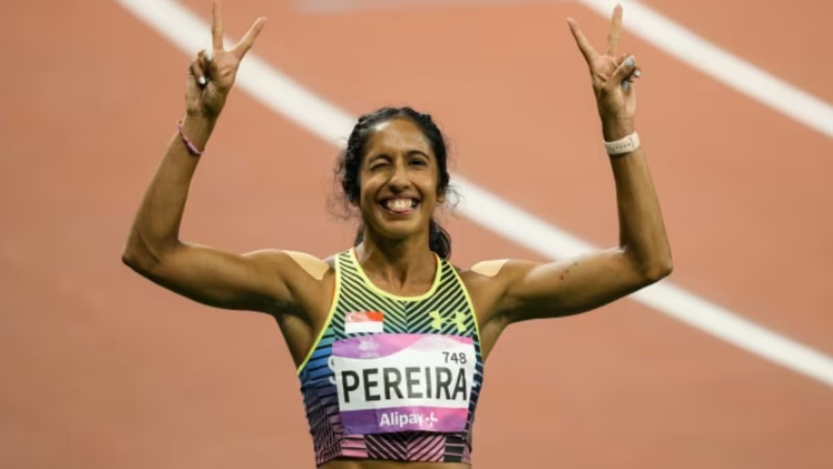 Shanti Pereira pecah rekod 400 meter negara - BERITA Mediacorp