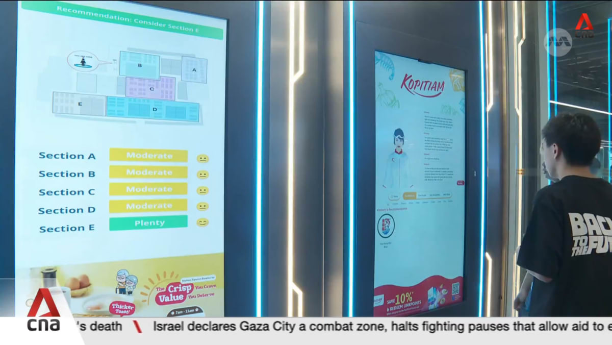 Food court at Mapletree Business City uses AI to help diners with meal ...