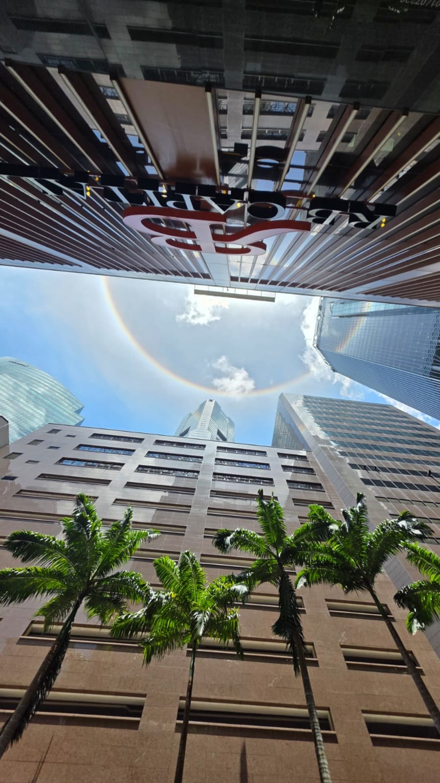 Sun halo over Singapore - CNA