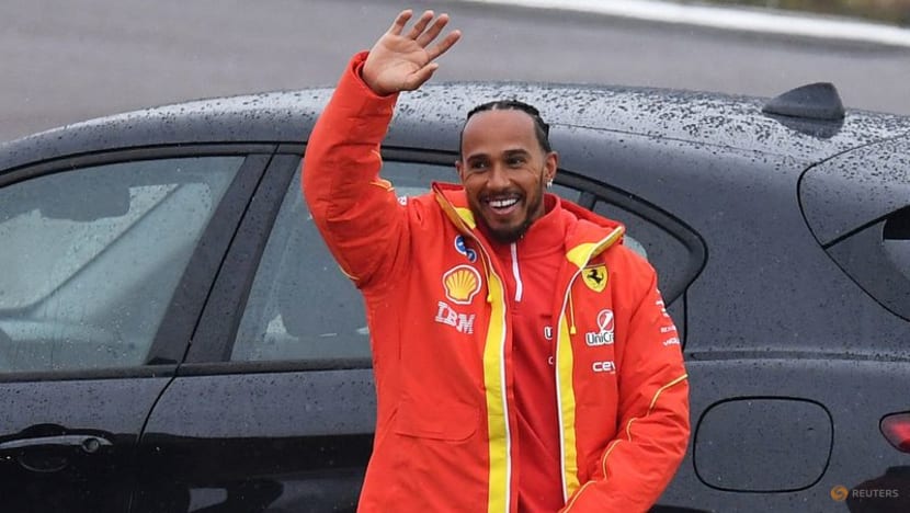 Hamilton makes track debut for Ferrari - CNA