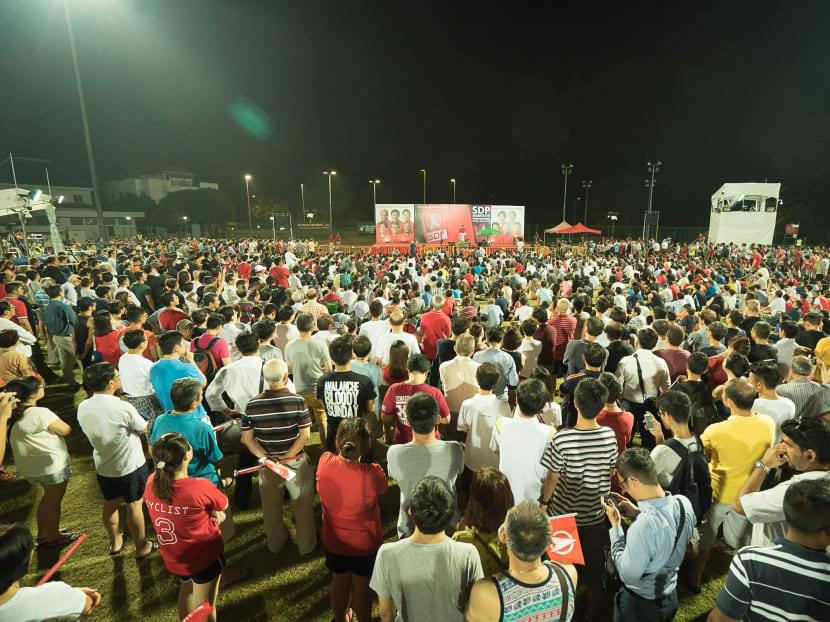 Gallery: SDP holds its first GE2015 rally - TODAY