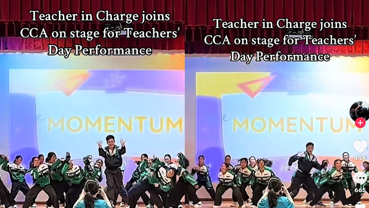 Choa Chu Kang Sec Teacher Steals The Show As He Joins Students In ...