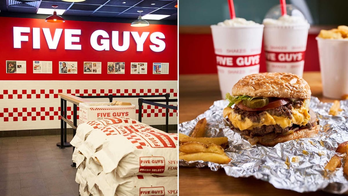 Sneak Peek: US Burger Chain Five Guys Opens First S’pore Outlet With $9 ...