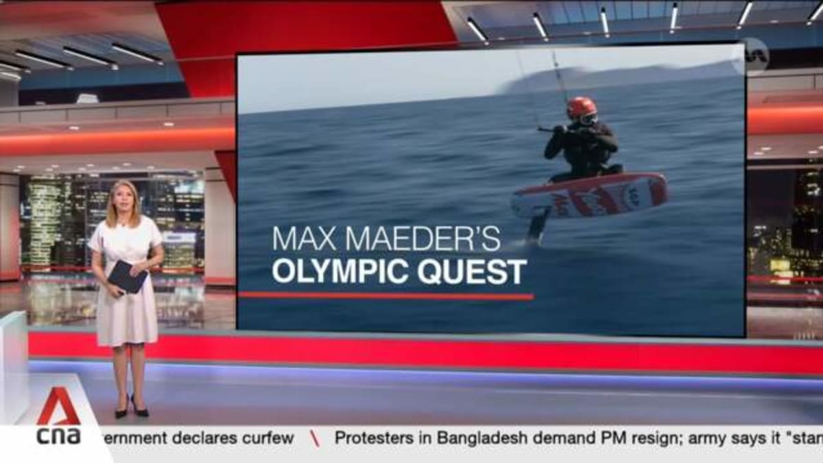 The meteoric rise of Singapore kitefoiler Max Maeder - CNA
