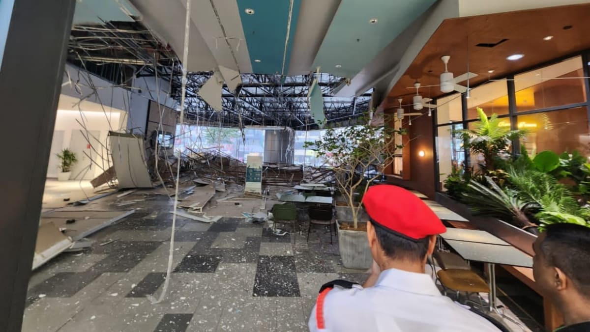 Megah Rise Mall ceiling collapses in Petaling Jaya, three people ...