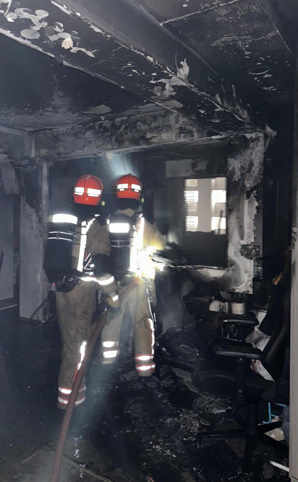 One person taken to hospital after fire breaks out in Punggol HDB flat ...