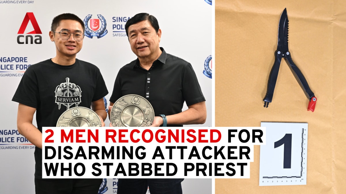 St Joseph's Church priest stabbing: 2 men recognised for helping disarm ...