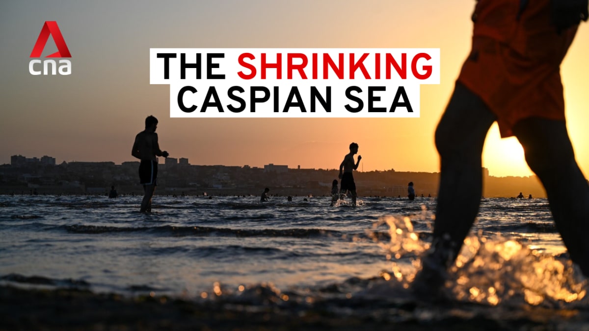 The shrinking Caspian Sea | Video - CNA