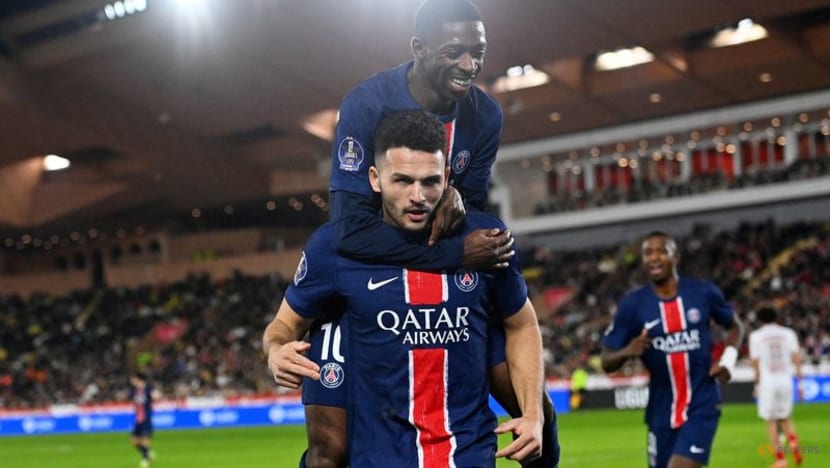Dembele double helps PSG to 4-2 comeback win over Monaco - CNA