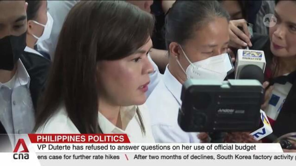 Civil society groups file impeachment complaint against Philippine Vice President Sara Duterte - CNA