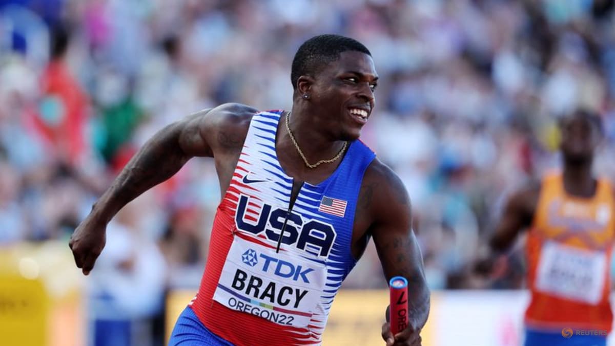 US sprinter Bracy accepts 45-month sanction for doping violations - CNA