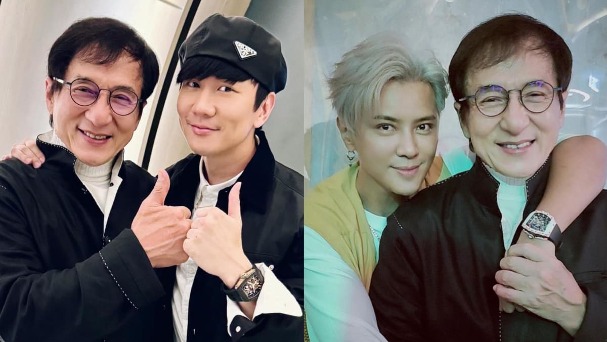 Singers JJ Lin and Show Luo turn into fanboys upon meeting superstar ...