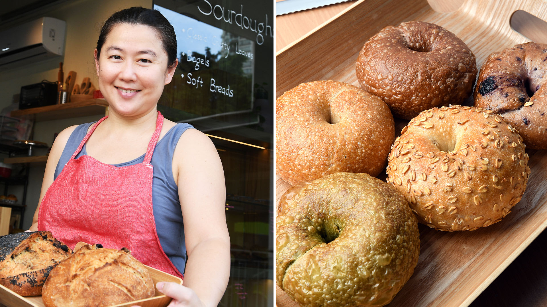 One-Woman Bakery Sells Only Sourdough Bakes, Including Chocolate Bagels ...