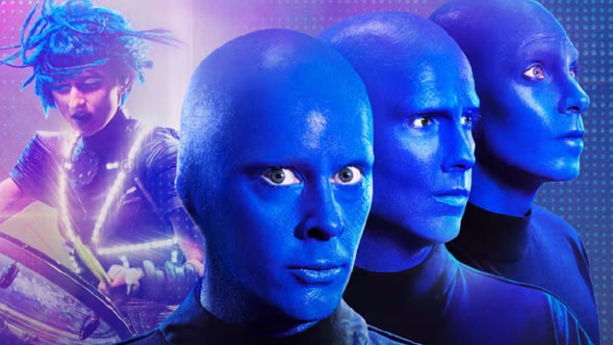 Kumpulan legenda Blue Man Group bakal warnai SG pada Januari 2024 ...