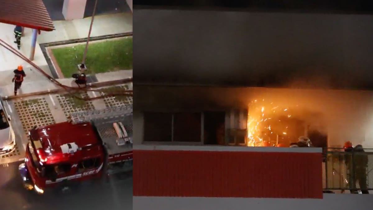 Residents describe hearing explosion-like sound as Yishun flat fire ...