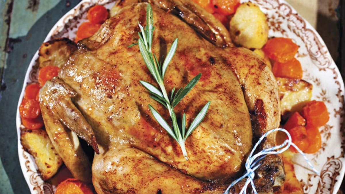The Perfect Roast Chicken Is Cooked Upside Down - 8days