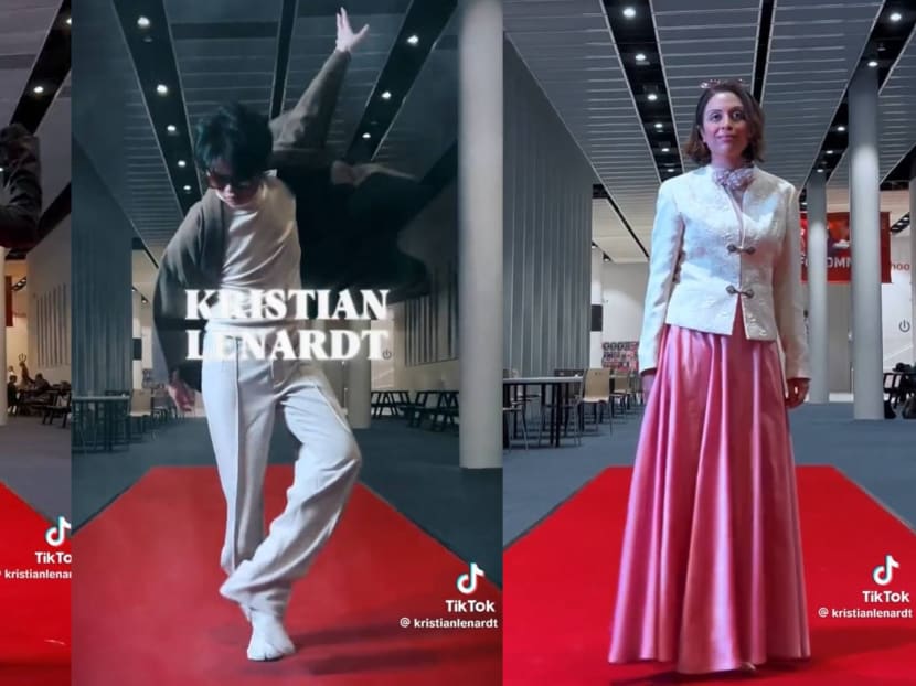 Republic Poly alum turns lecturers into runway models in cool red ...