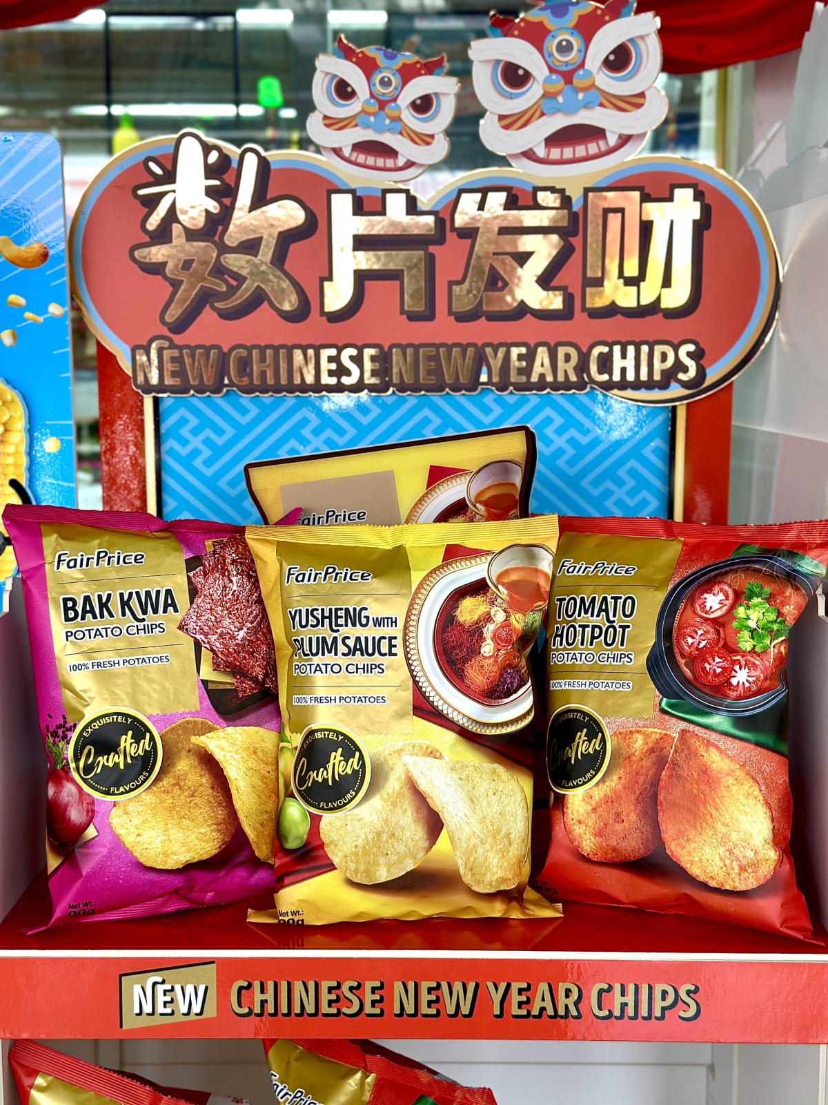 NTUC FairPrice Launches CNY-Themed Potato Chips, Flavours Include Bak ...