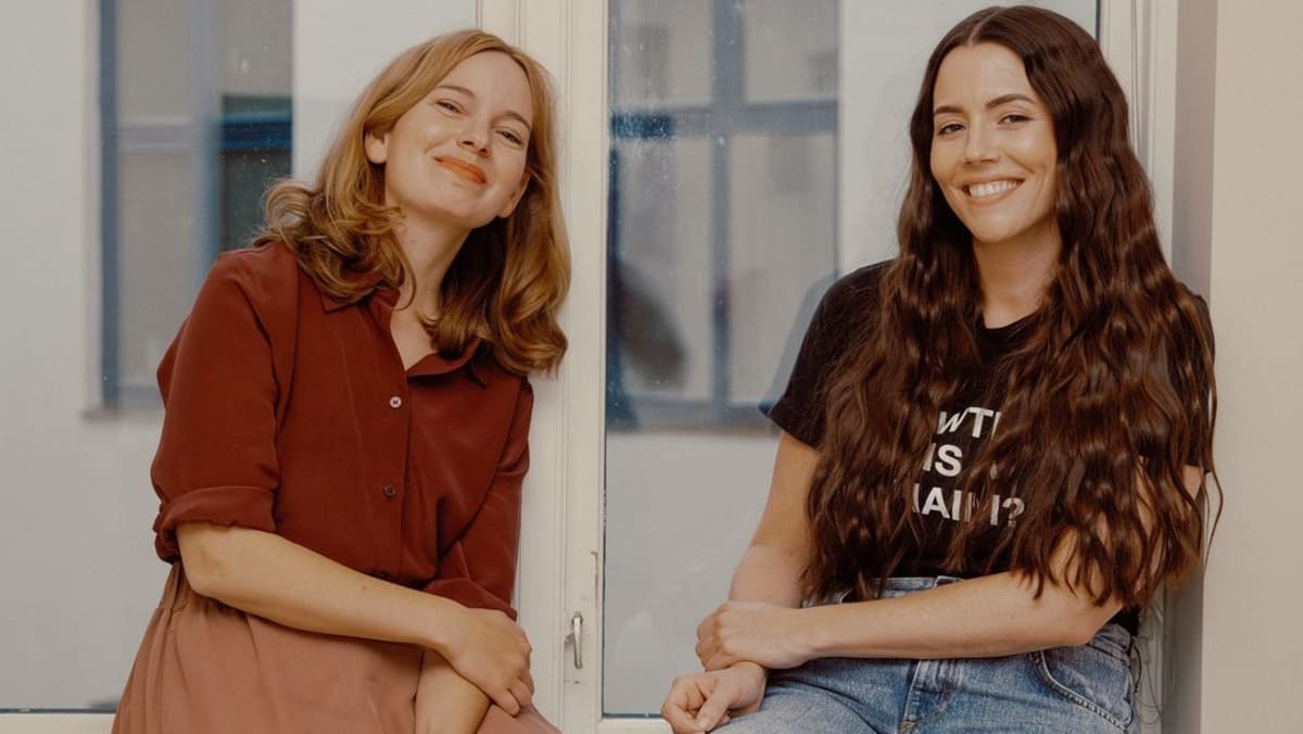 Norwegian duo M2M performing in Singapore in May 2025 as part of ...