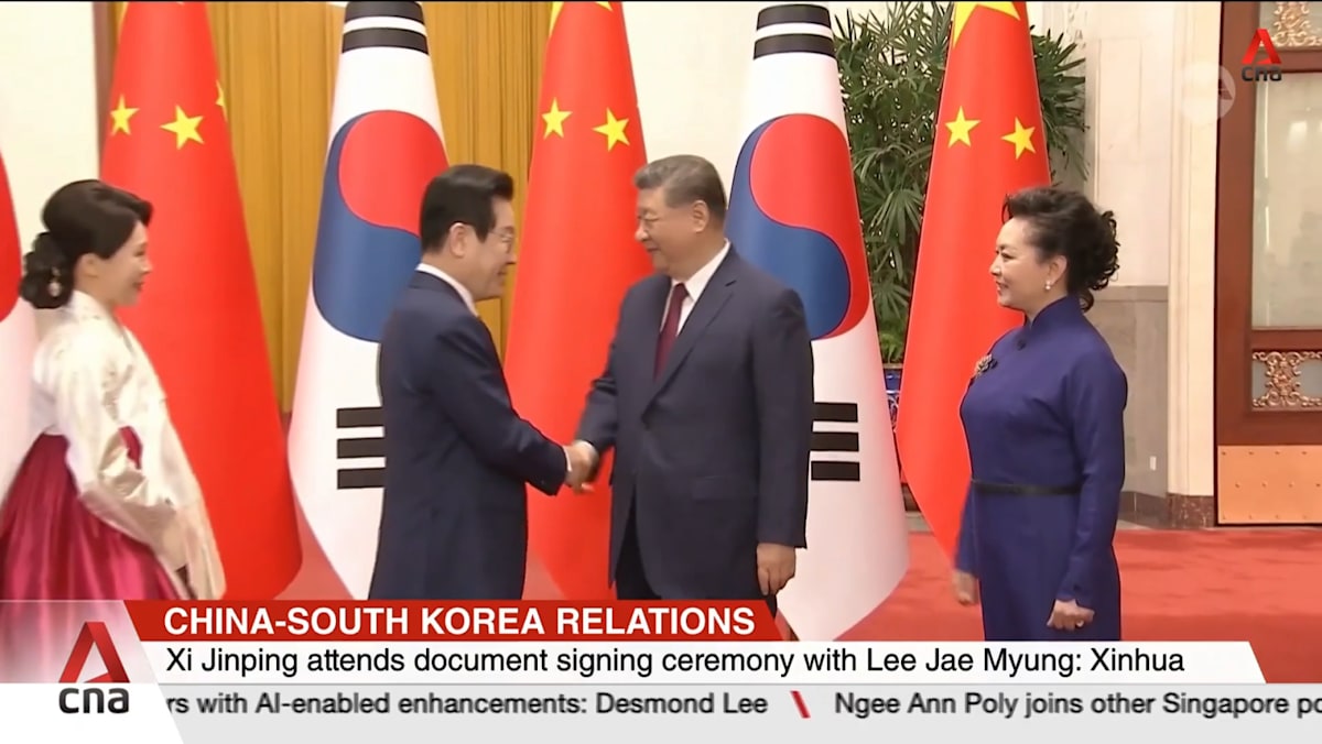 South Korea's President Lee meets Xi, says he wants to open new chapter ...