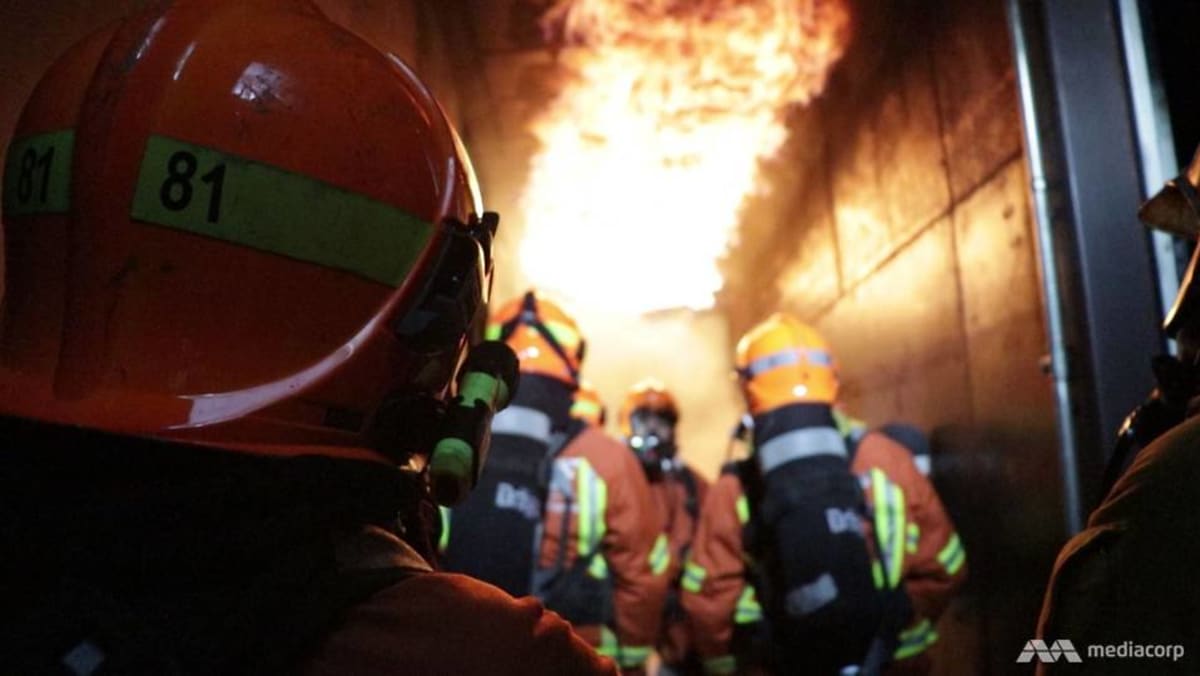 Fighting fires at sea: How the SCDF trains for incidents in the waters ...