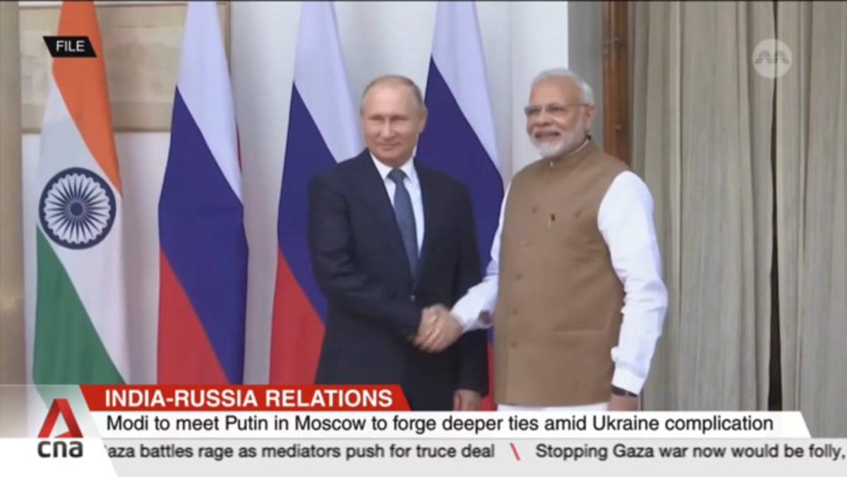 Indian PM Modi in Moscow for first bilateral state visit of his third ...