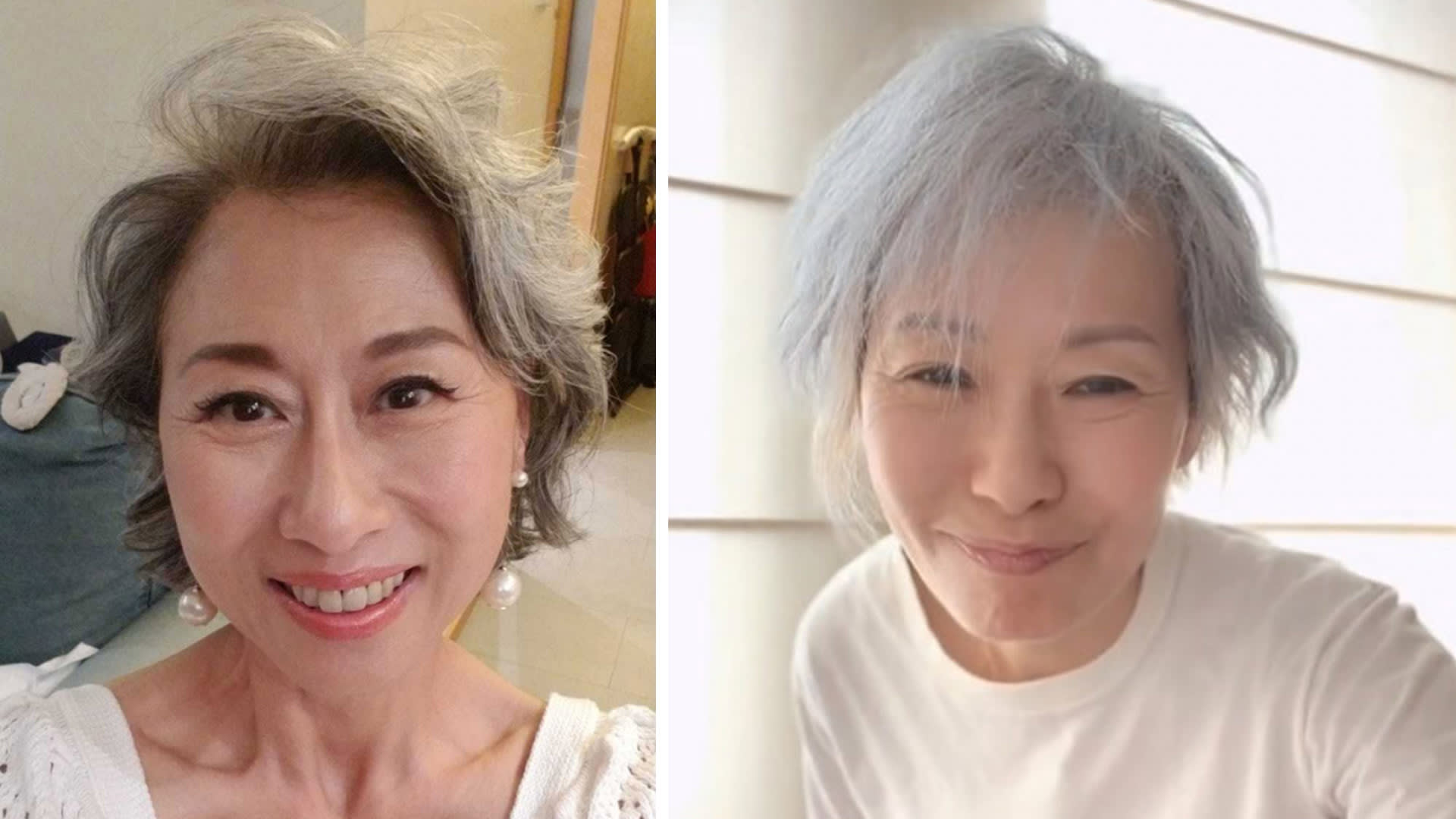 Cecilia Yip, 59, Praised For Embracing Her White Hair Like Sally Yeh ...
