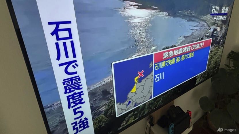 Earthquake hits Japan's Ishikawa prefecture - CNA