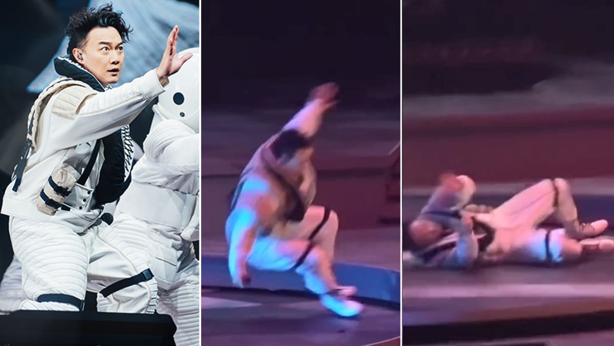 Eason Chan Falls During Beijing Concert; Jokes “Luckily I’m Meaty” - 8days