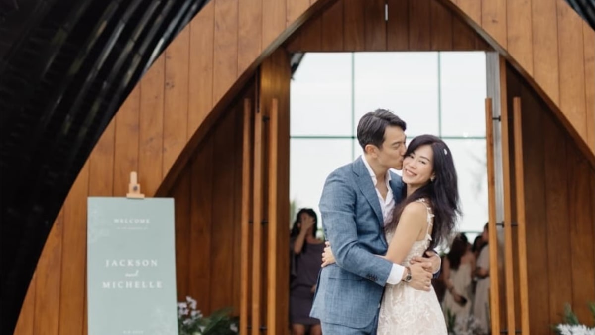 Host-actress Michelle Chia gets married one month before she turns 50 ...