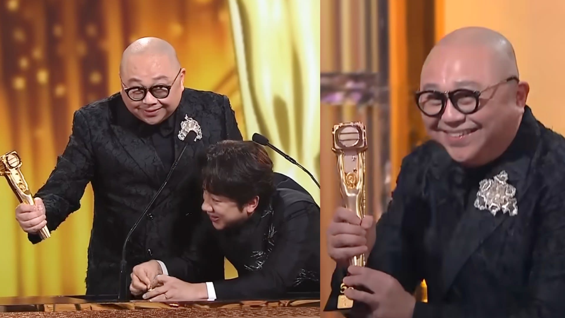 Emotional Win Turns Comical As Bob Lam Breaks Best Male Host Trophy At ...