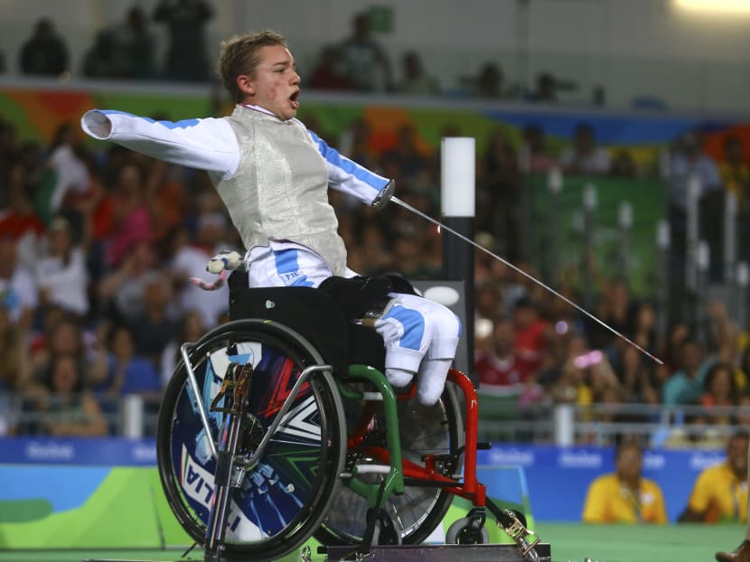 No limbs, no problem for Italy’s fencing superstar - TODAY