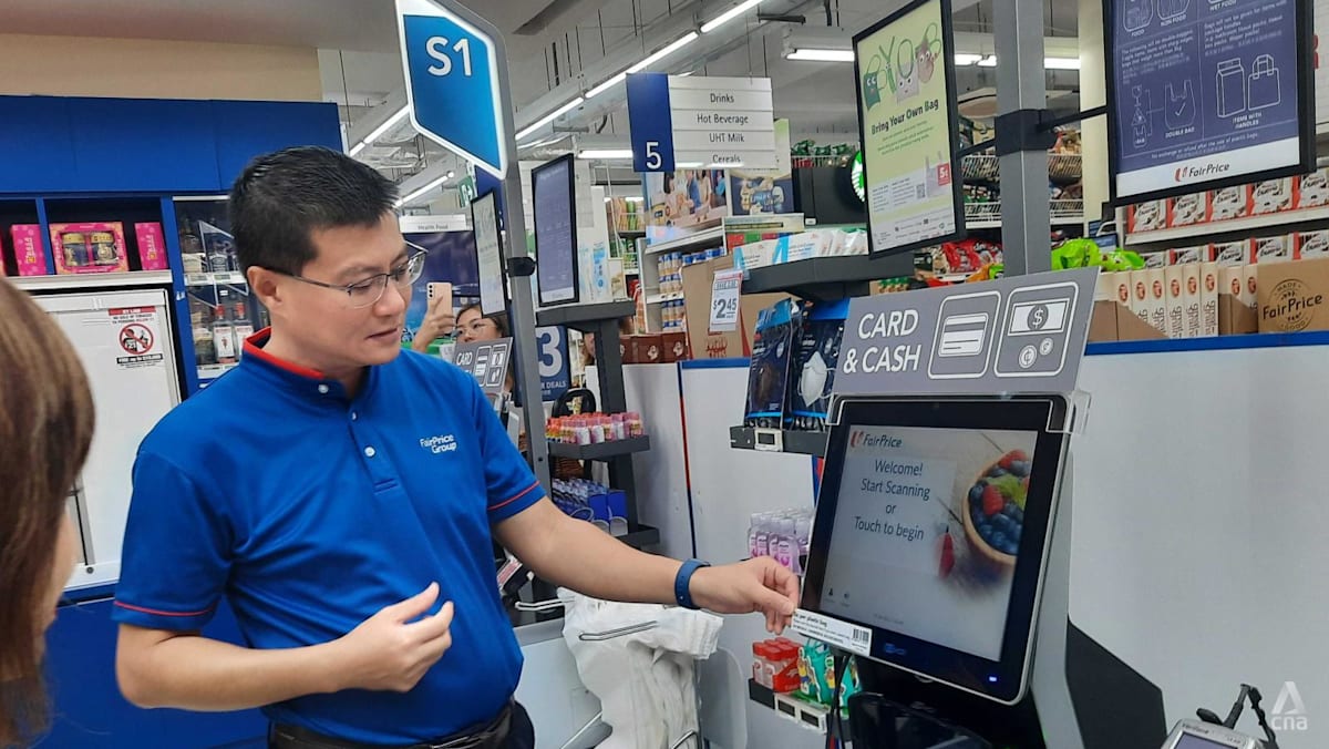 'Based on honour system': Barcodes at FairPrice self checkouts for ...