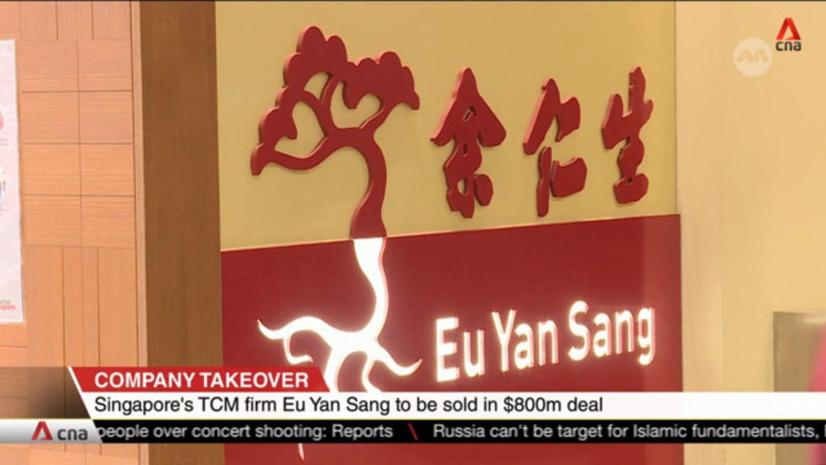 Eu Yan Sang to be acquired by Japan's Rohto Pharma, Mitsui for $800m - CNA