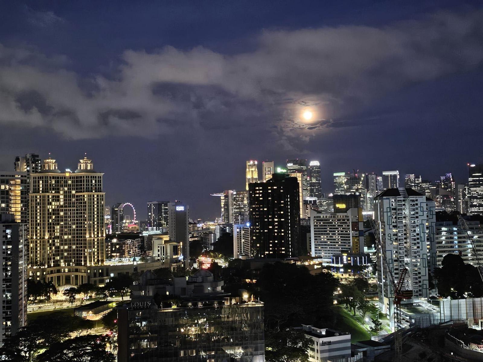 First supermoon of the year rises over Singapore - CNA
