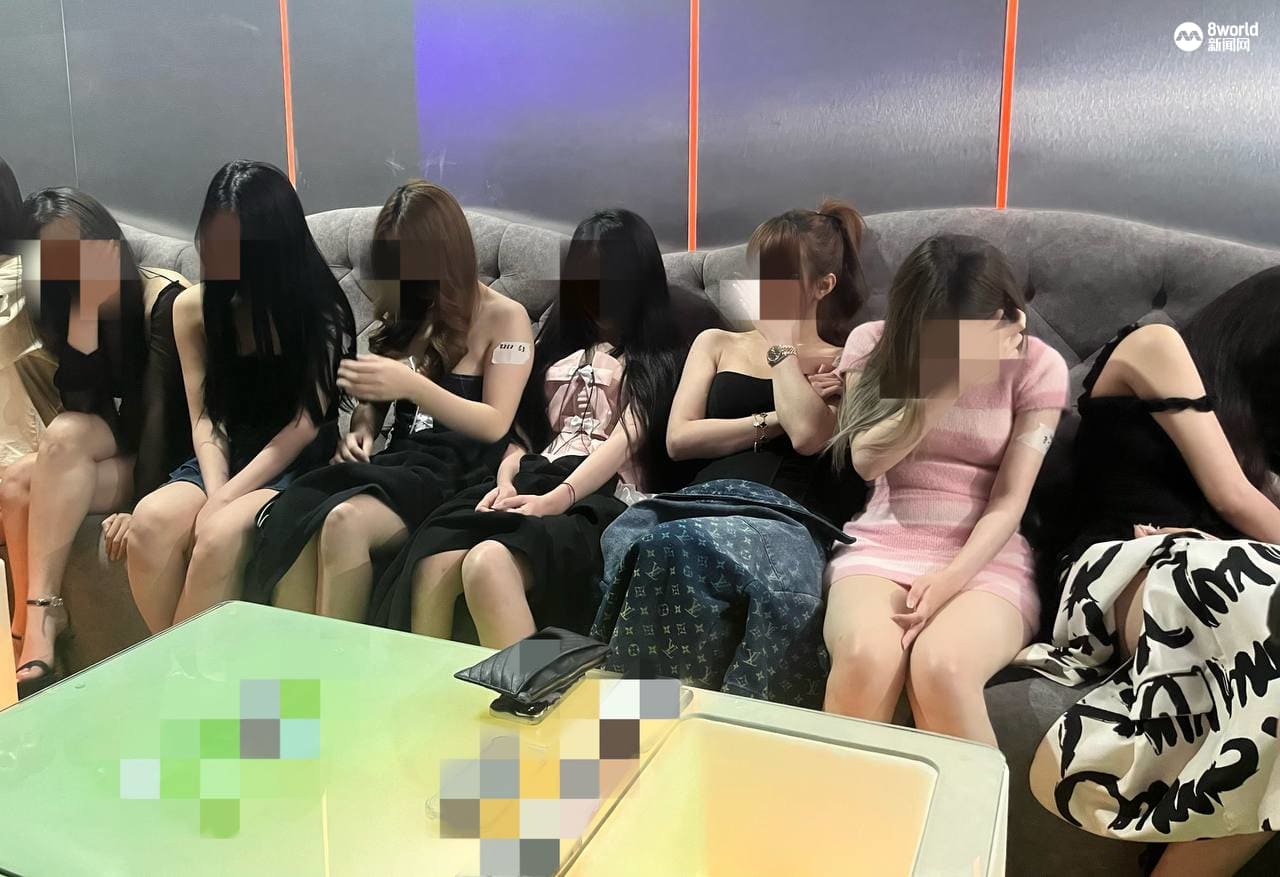 KTV陪酒女还脱衣？ 十名女郎被逮捕 - 8world