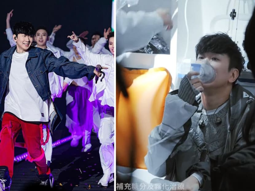 JJ Lin was so sick, he received treatment in ambulance backstage during ...