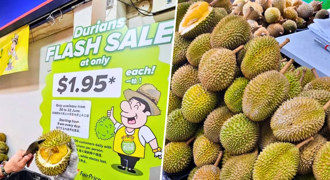 FairPrice’s Annual $1.95 Kampong Durian Sale Is Back - 8days