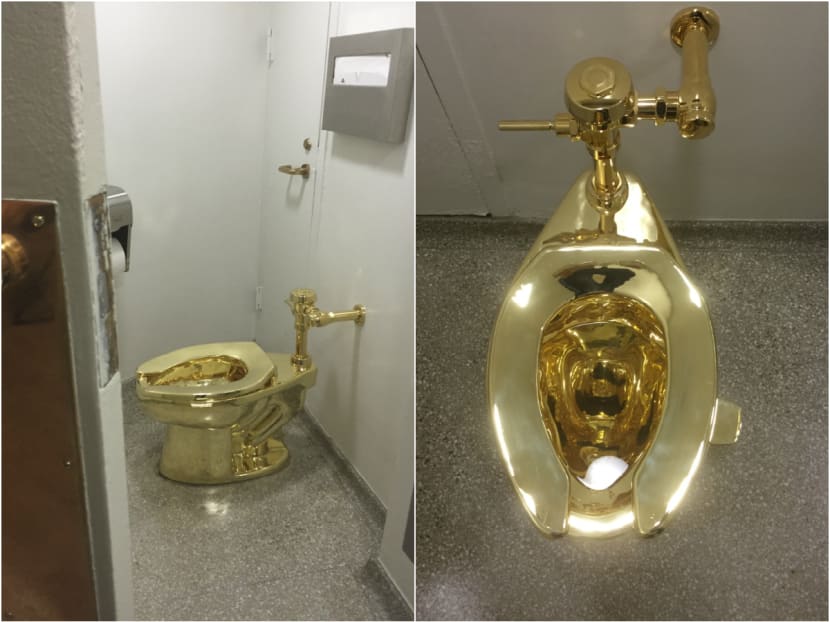 solid gold bathroom