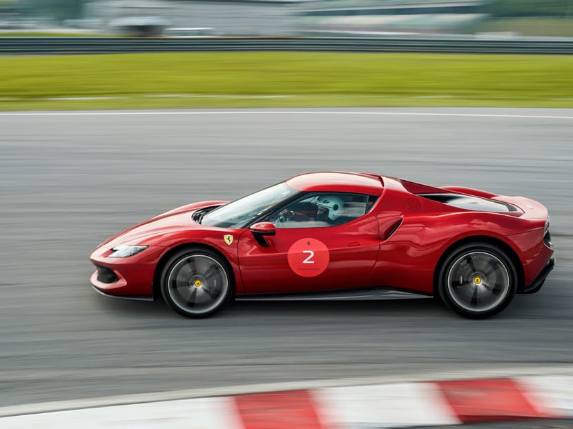 ferrari speeding