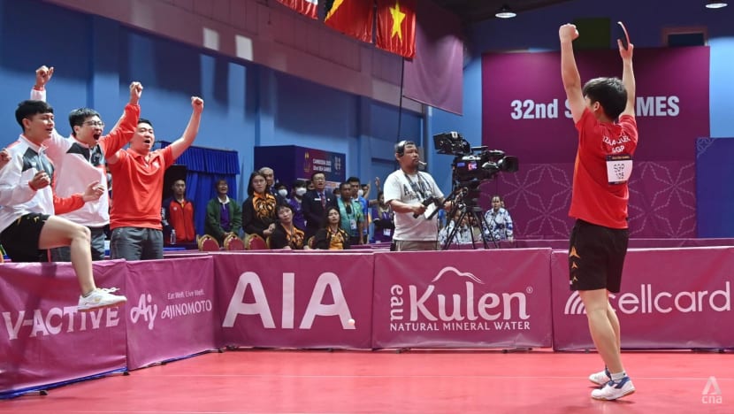 Table Tennis: Singapore beat Malaysia 3-0 to clinch SEA Games men’s team gold - CNA