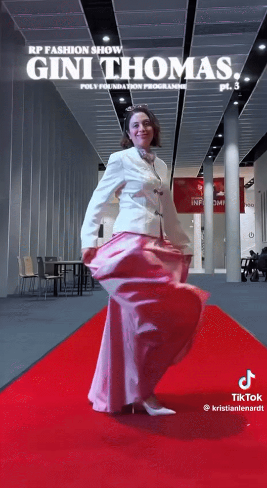Republic Poly Alum Turns His Lecturers Into Runway Models In Cool Red ...