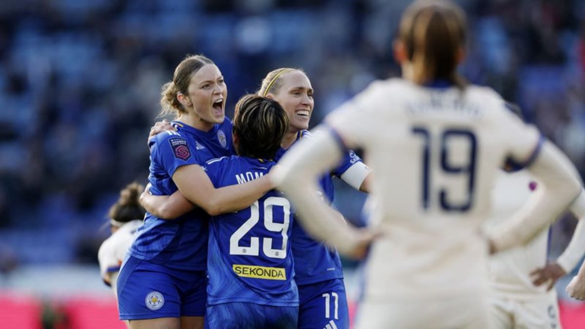 Chelsea's WSL winning streak ended by 1-1 draw at Leicester - CNA