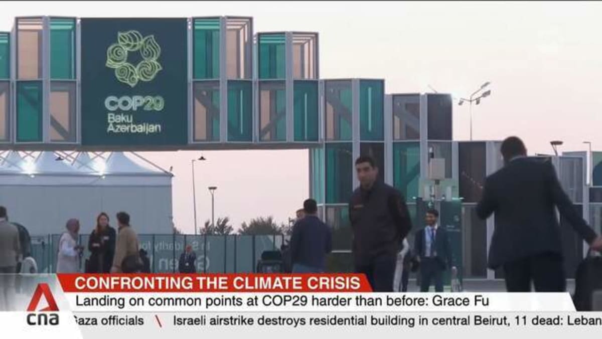 Landing on common points at COP29 harder than before: Grace Fu - CNA